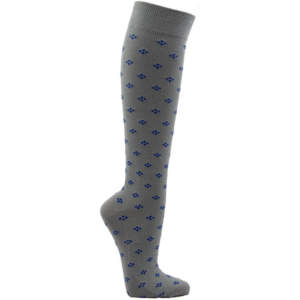 Graue Stützstrümpfe mit Muster „James“ - xunt